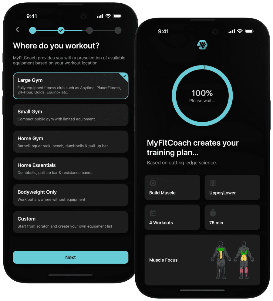 Personalized Workout Plan - MyFitCoach